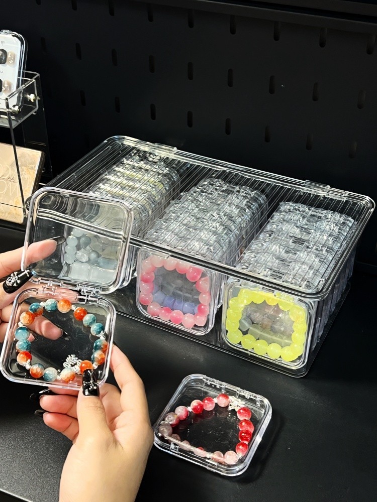 Shopclassyshop Transparent acrylic jewelry crystal Bracelet Box ...