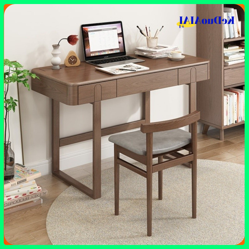 desk Solid wood small unit, modern Chinese style desk, home minimalist ...