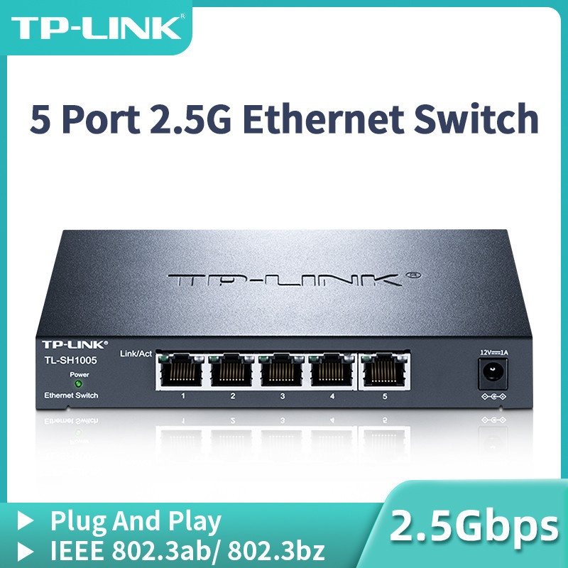 TP-Link 5 Port 2.5G Ethernet Switch 2.5GBASE-T Network Switcher RJ45 ...