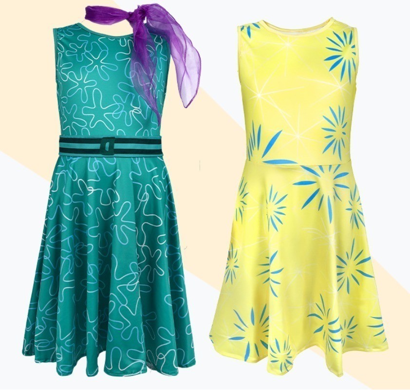 Inside Out 2 Costume for Kids Girl Boys 2-12year Halloween Role Play ...