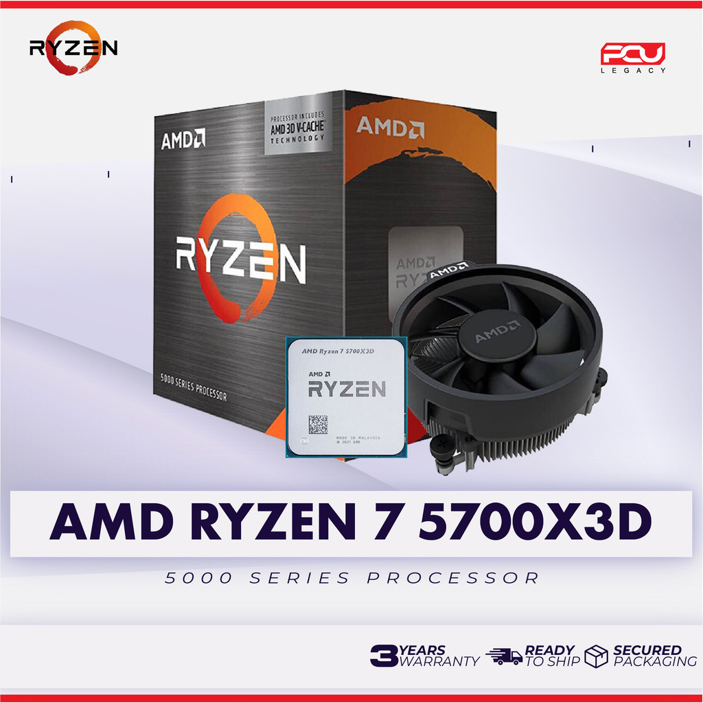 AMD RYZEN 7 5700X3D AM4 PROCESSOR | Shopee Singapore