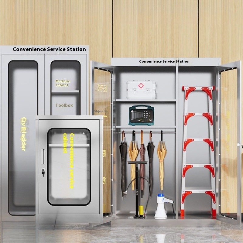 Stainless Steel Tool Box Adjustable Tool Box Storage Large Space Tool ...