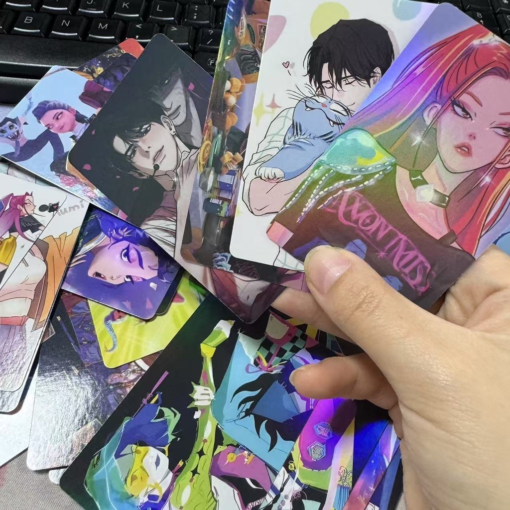 KPop Demon Hunters Photocard Rumi Jinu Derpy Tiger Saja Boys Lomo Cards for Fans | Shopee Singapore