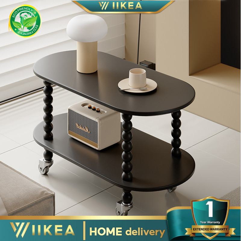 Movable Living Room Sofa Storage Side Table Side Cabinet Medieval Style ...