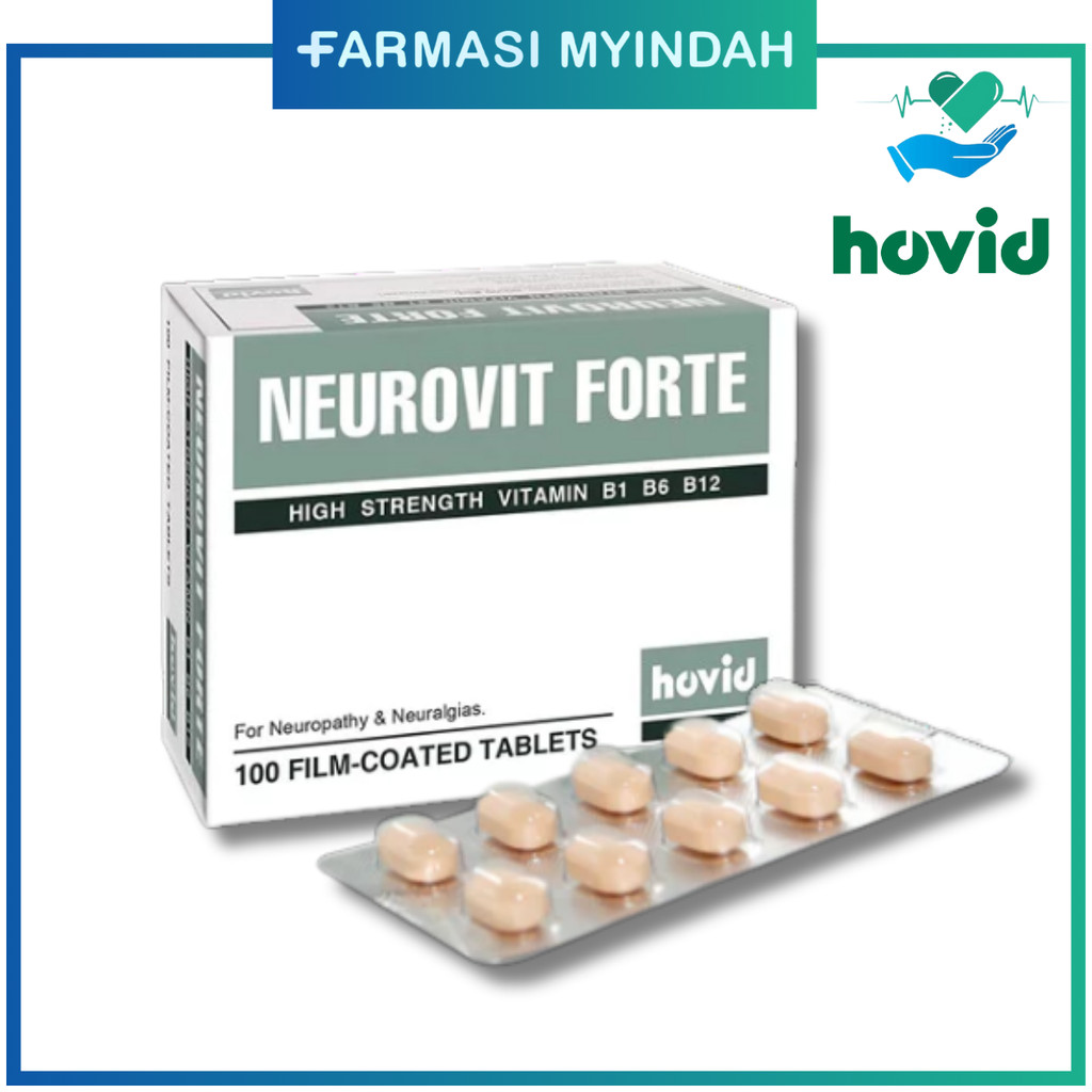 Hovid Neurovit Forte Tablet 10's (1 Strip) | Shopee Singapore