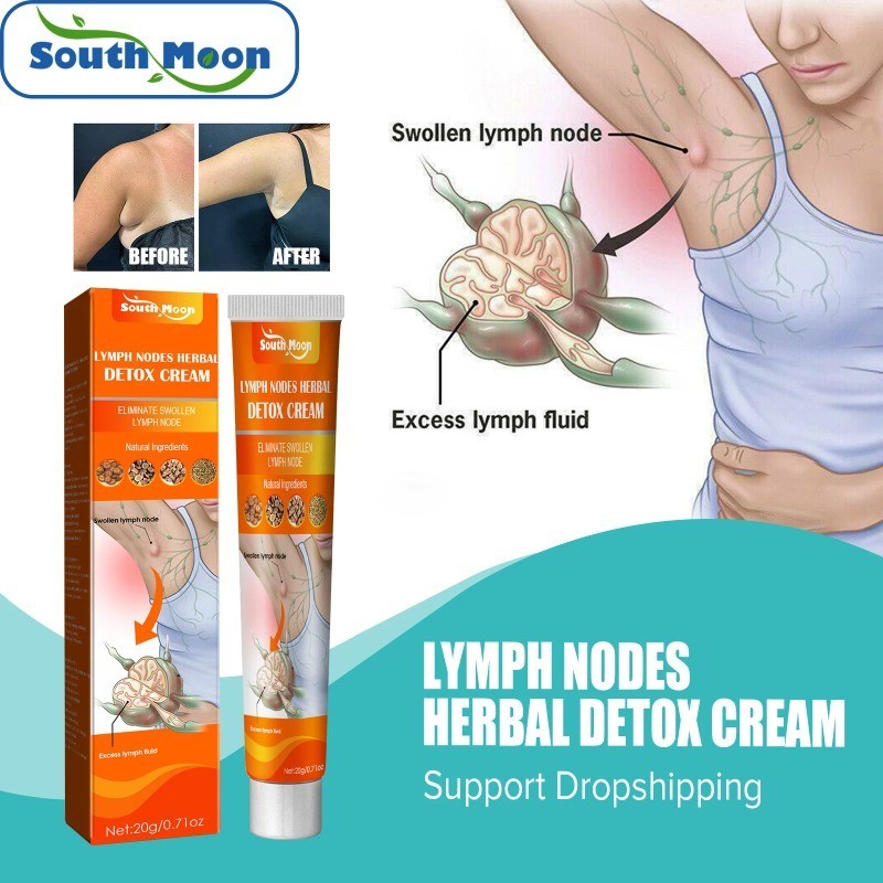 Lymphatic Detox Ointment Treat Neck Armpit Thyroid Swollen Lymph ...