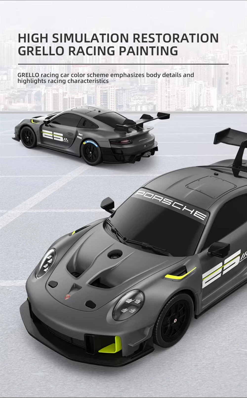 RC Racing Car RASTAR Starlight Porsche 911 Electric Remote Control ...