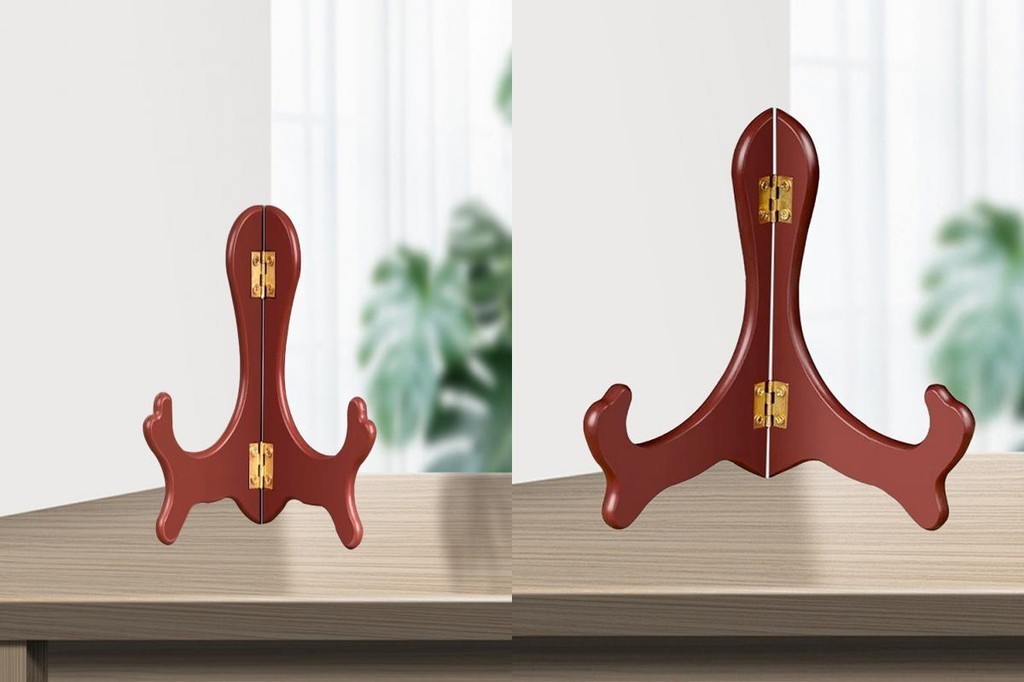 bangla| Prize Showcase Easel Artistic Display Bracket Handmade Wooden ...