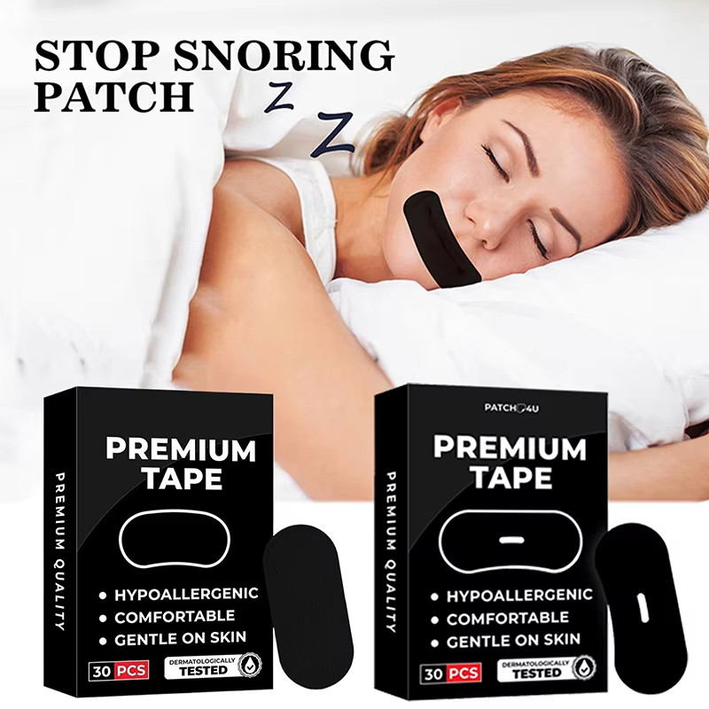 60Pcs Mouth Tape Sleeping Prevent Snoring Gentle Sleep Strip For Home ...
