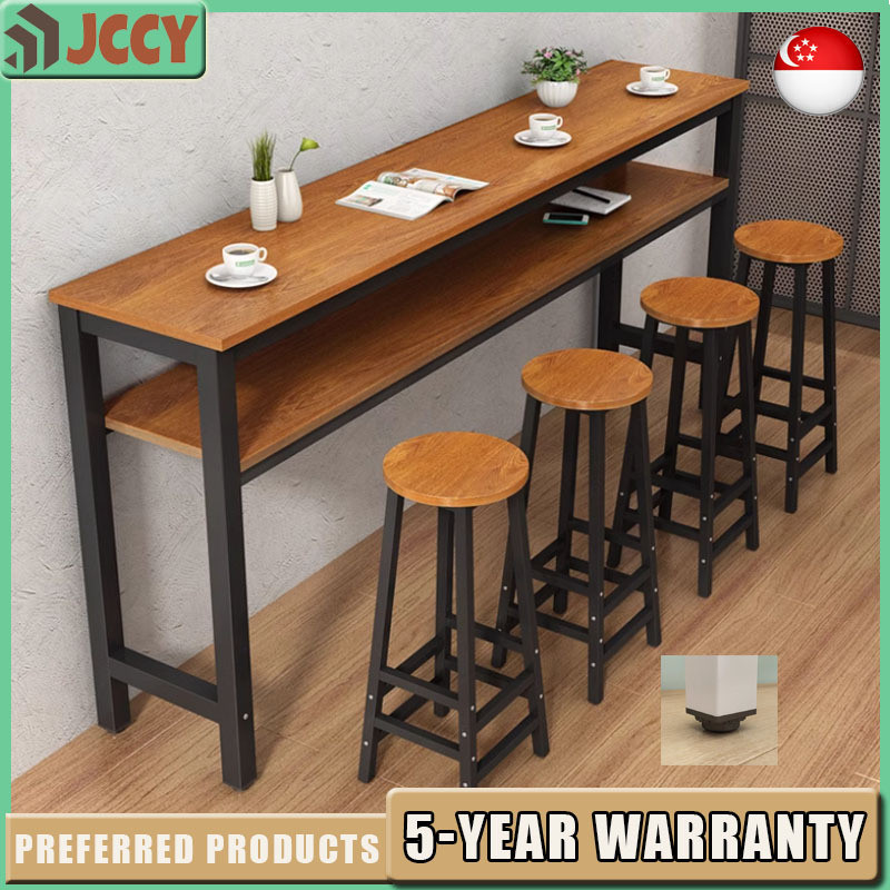 JCCY Dining Tables Double-deck Bar Household High Foot Restaurant ...