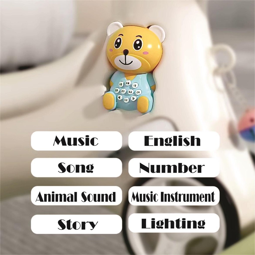 TOYS STREET (TS2315) 2 IN 1 CUTIE PONY ROCKING HORSE ROCKER AND ROLLER PUSH CAR | Shopee Singapore