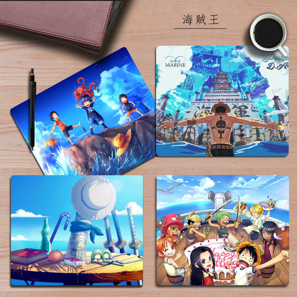 Pirate King Small Mouse Pad Anime Lufei anime Boy Solon Notebook Nica ...