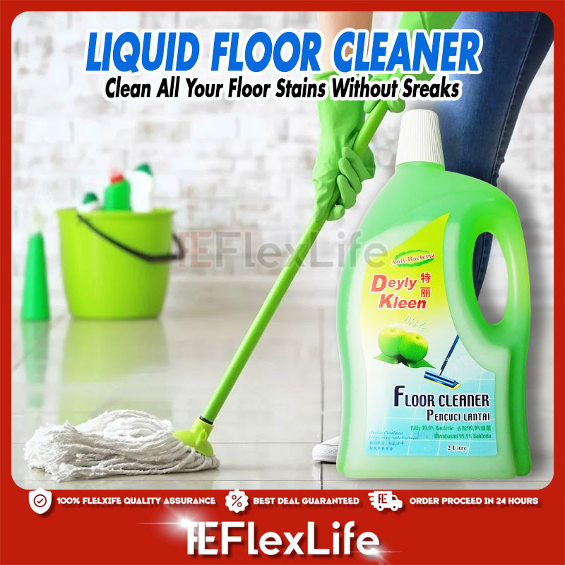2L Concentrated Detergent Multi Action Liquid Floor Cleaner Apple ...
