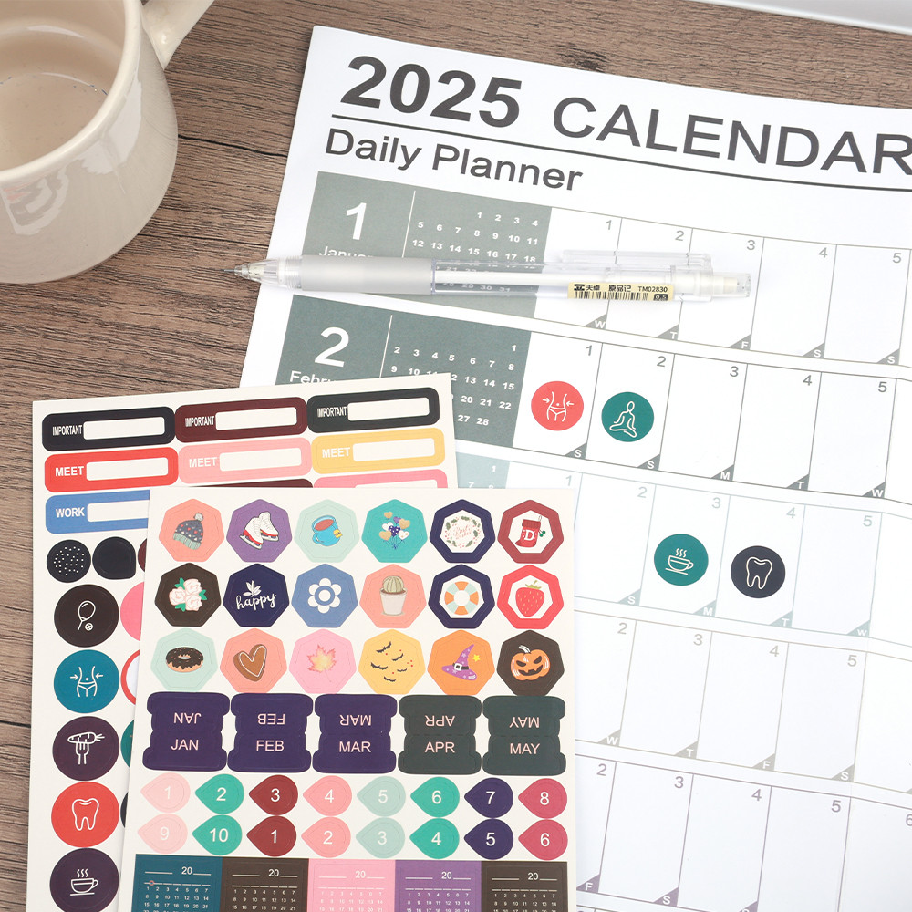 Multipurpose 2025 Annual Important Matters Planning Timetable Calendar ...
