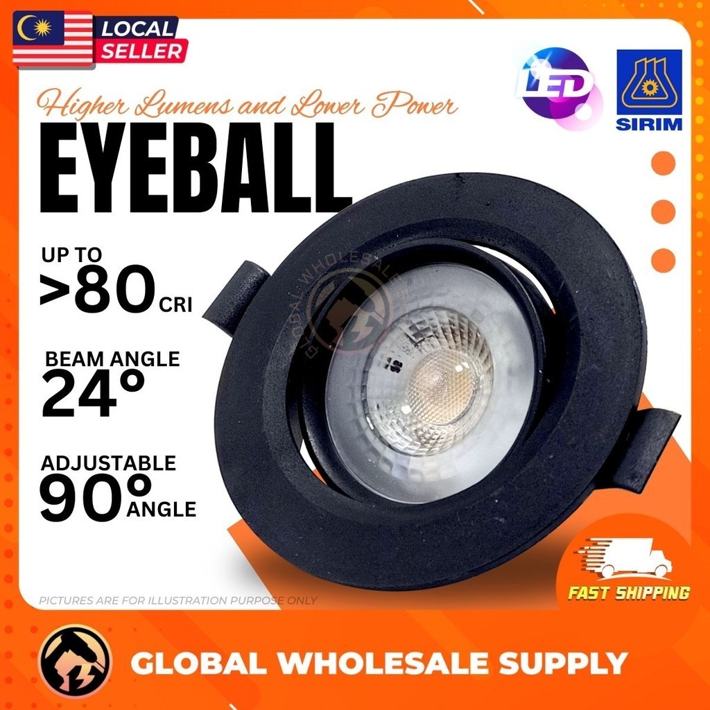 SIRIM IMITOS 7W Gimbal Eyeball LED Recessed Lighting Recessed Led ...