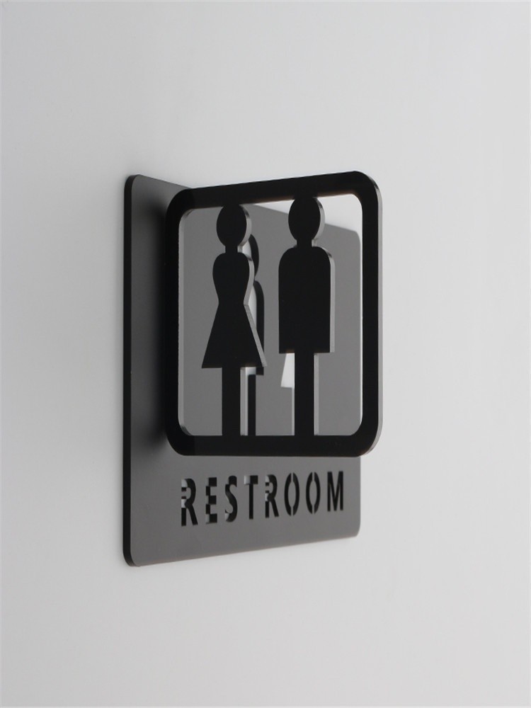 [Toronto2] Toilet Signs Shopping Mall Office Buildings Door Plates ...