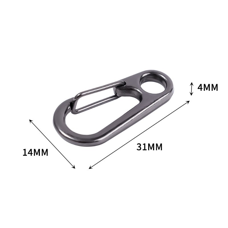 Mountaineering buckle with lock - Aluminum Alloy Carabiner ...