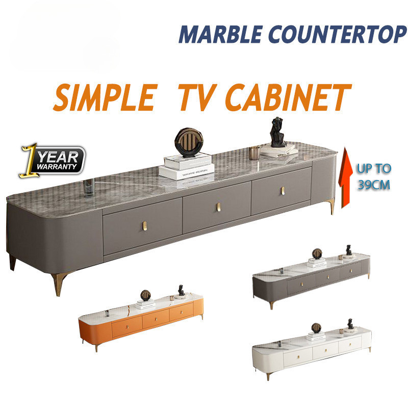 [marble Countertop]1.6m-2.0m TV Living Room Coffee Table Storage ...