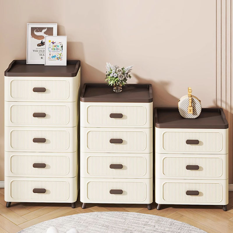 WY locker Folding Nordic Style Narrow Slot Plastic Drawer Finishing ...