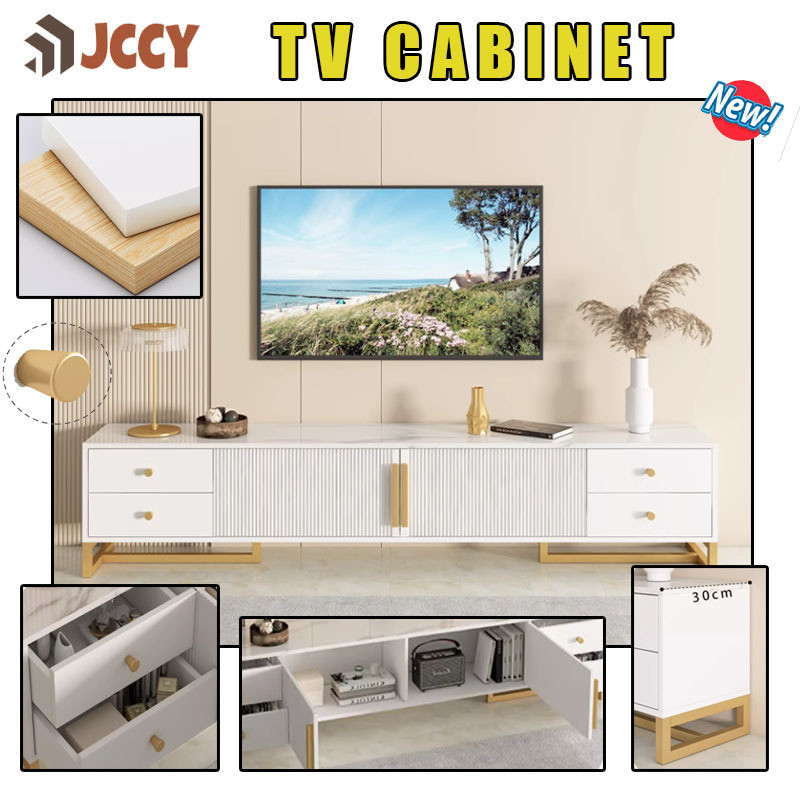 Jccy TV cabinet Light Console Bedroom Living Room Tv Floor Cabinet ...