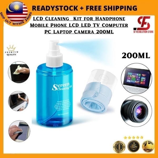 LCD Cleaning Kit for Handphone Mobile Phone LCD LED TV Computer PC ...
