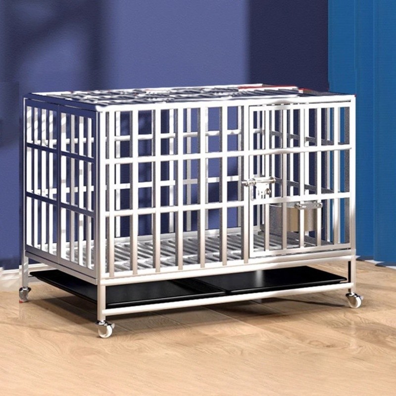 Folding Cage Stainless Steel Fence Rust Resistant Playpen Thicker Dog ...