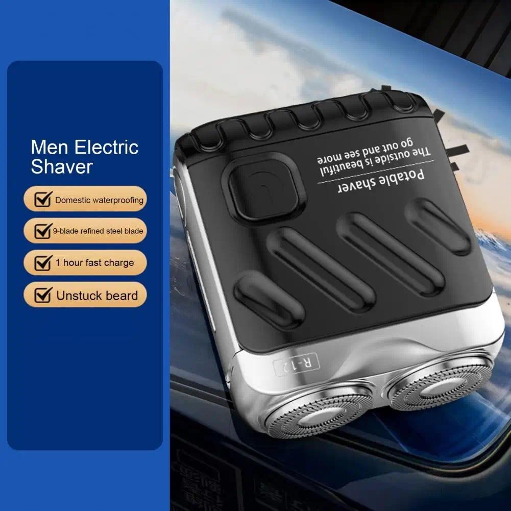 [Quality Top] Men Electric Shaver,2 Heads IPX7 Waterproof LCD Display ...