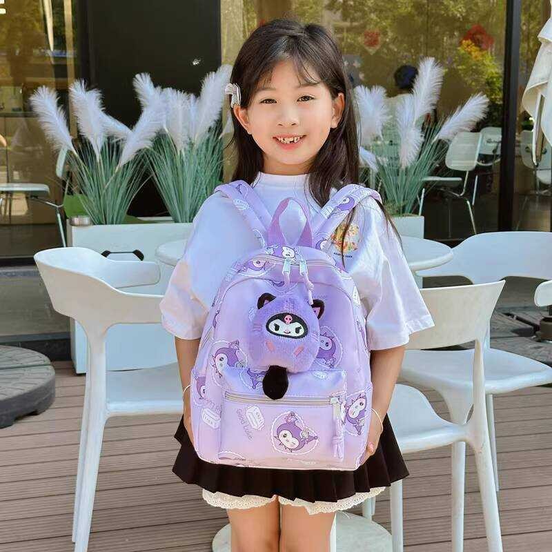 Matching Doll Elementary School Bag Girl Kuromi Pacha Dog Parent-Child ...