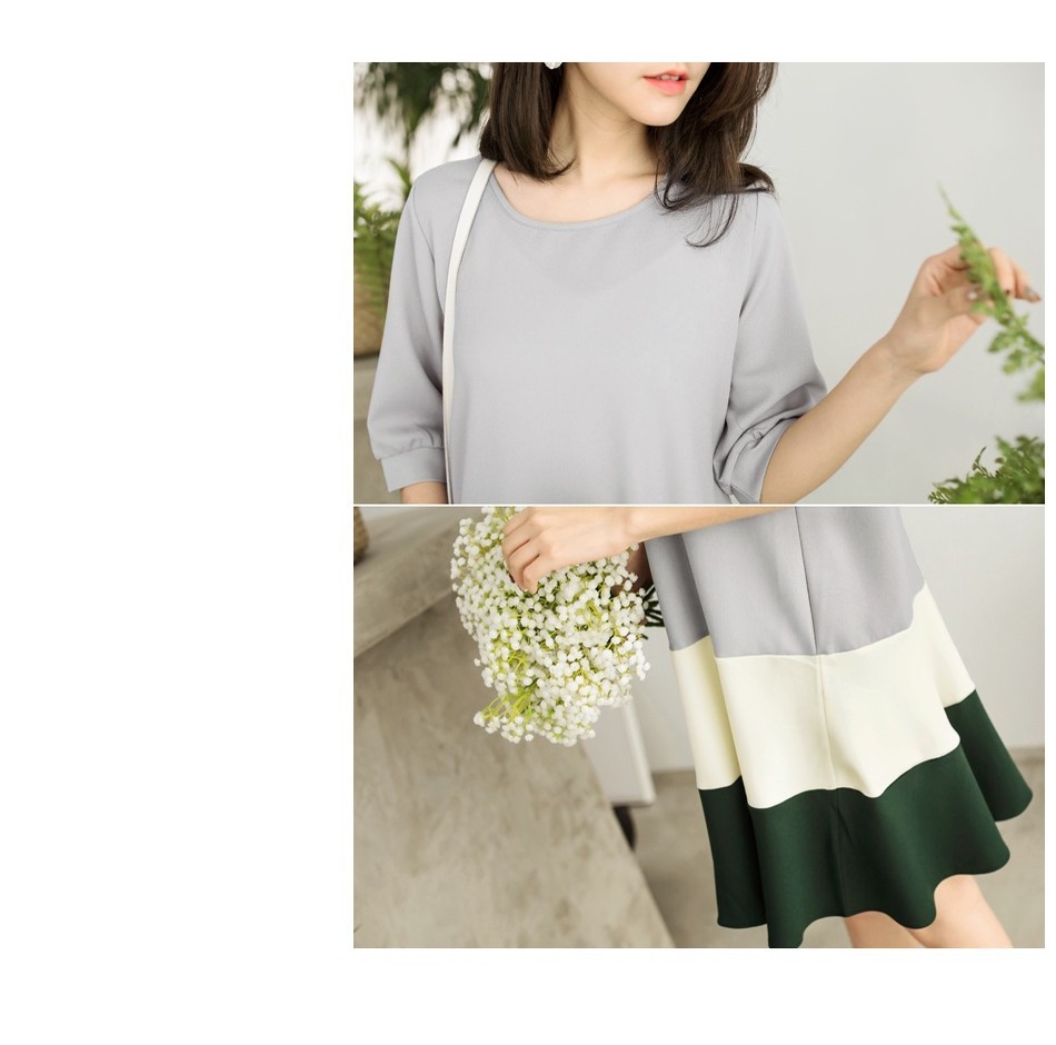 Weekend X Ob Design Casual Women Clothes Short Sleeve Colorblock Mini ...