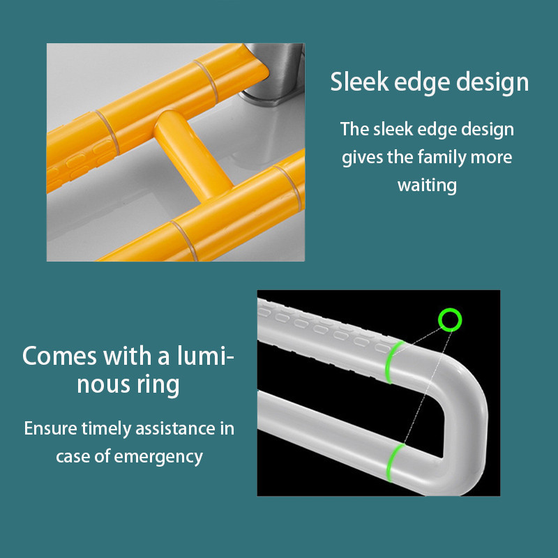 Toilet Handle Bar Safety Handle Foldable Toilet Handrail Shower ...