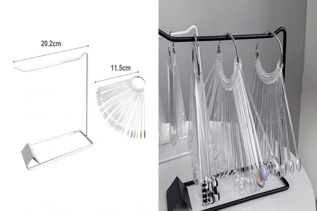 [KC] Acrylic Nail Color Display Rack Nail Swatch Display Stand ...
