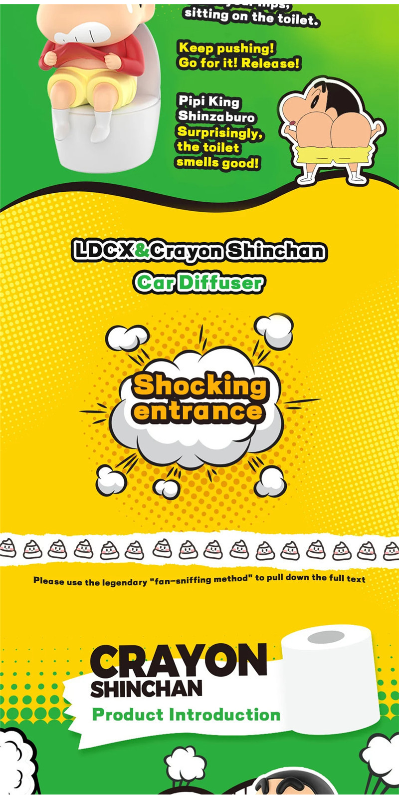 Crayon Shinchan Car Diffuser Slight Taste Cartoon Aromatherapy ...