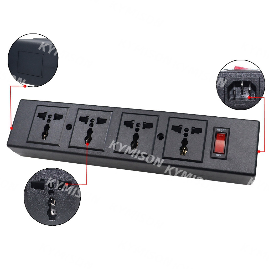 New Universal Extension Power Strip UK EU AU US Multifunction Extension ...