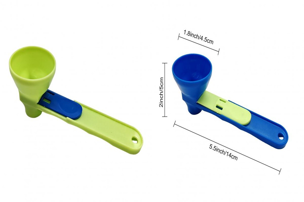 Efficient Pouring Funnel Spoon Pre-workout Drink Funnel Protein Powder ...