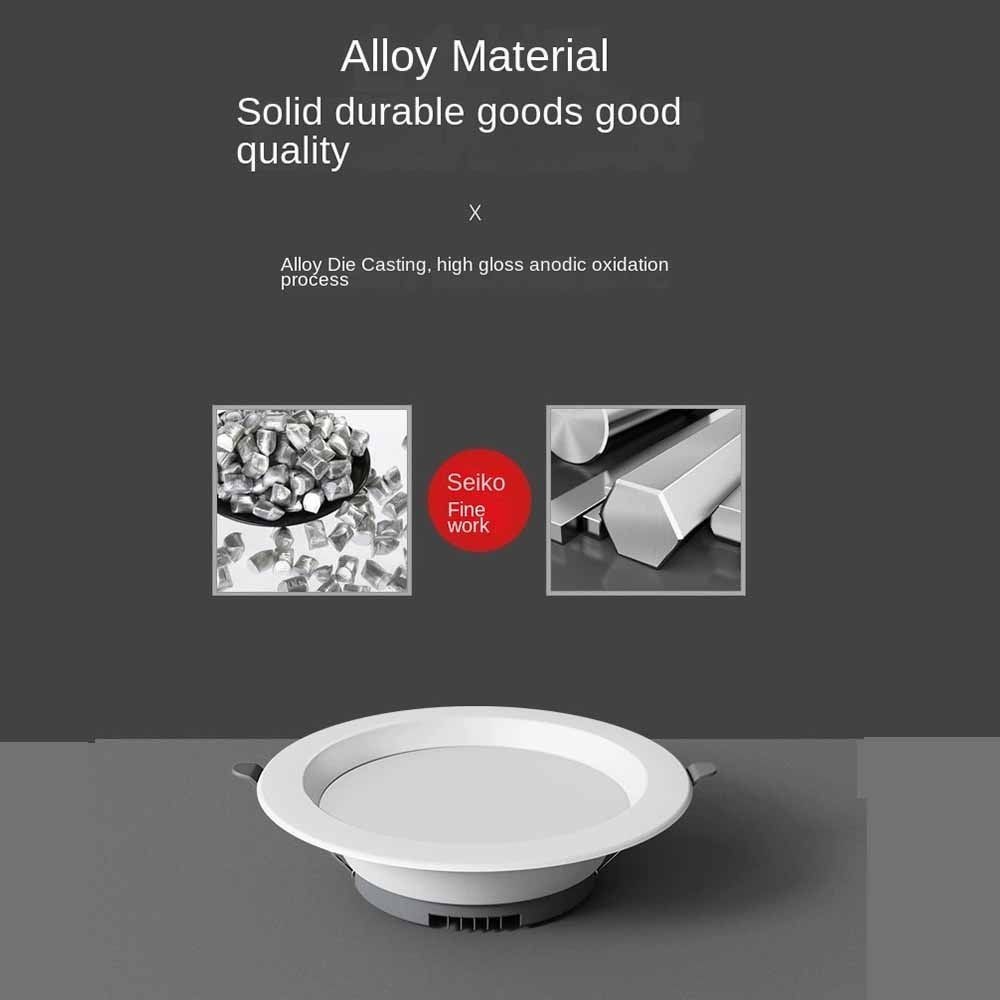 20PCS LED Downlight 3 Colors Dimming Downlight Warm White/Cold White ...