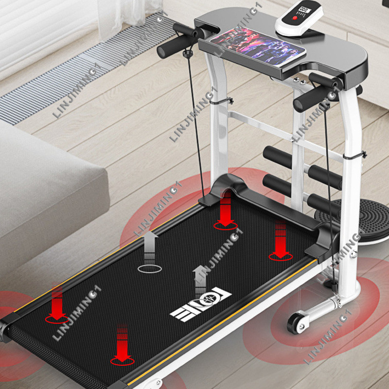 Small Home Use Treadmill Simple Model No Power Silent Foldable Indoor ...