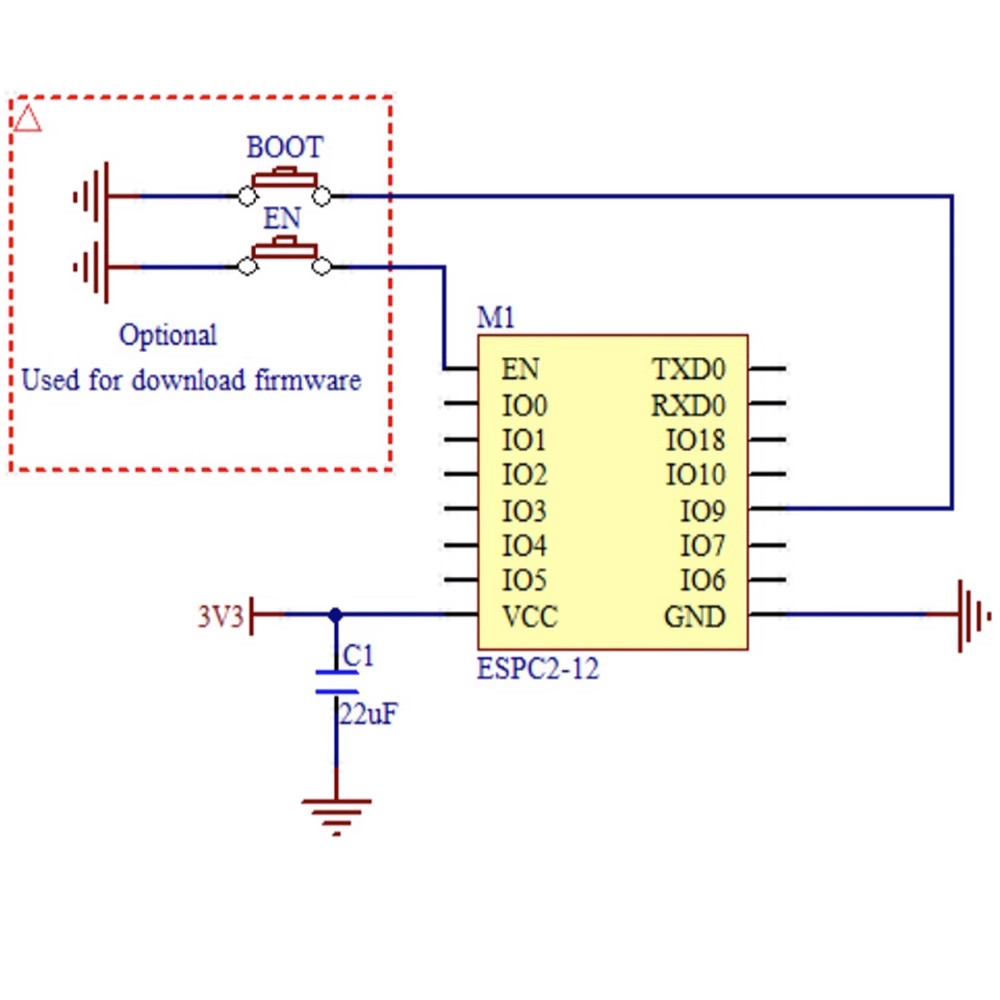 Esp32-c2 Module Using ESP8684 Chip WIFI Bluetooth Module ESPC2-12 ...