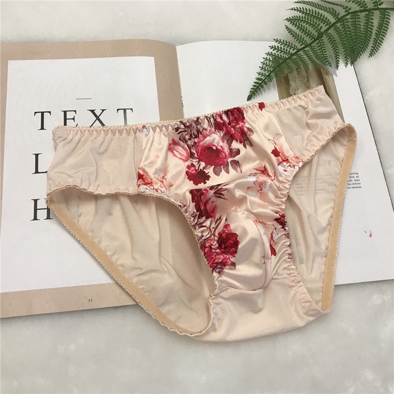 Pseudo-Mother Underwear Daily Single Silky Satin Men's Women's Design ...