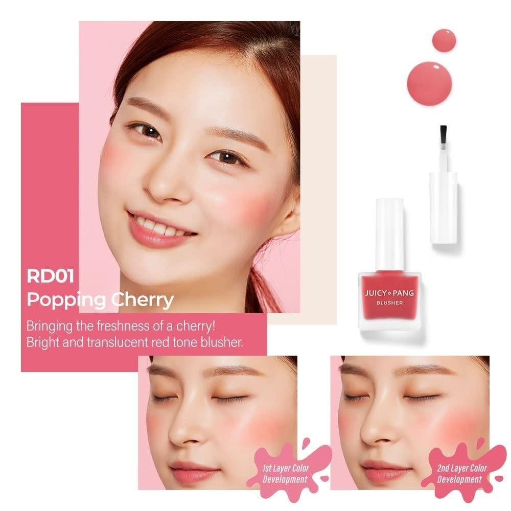 A'PIEU Juicy Pang Water Blusher RD01 (9g) | Shopee Singapore