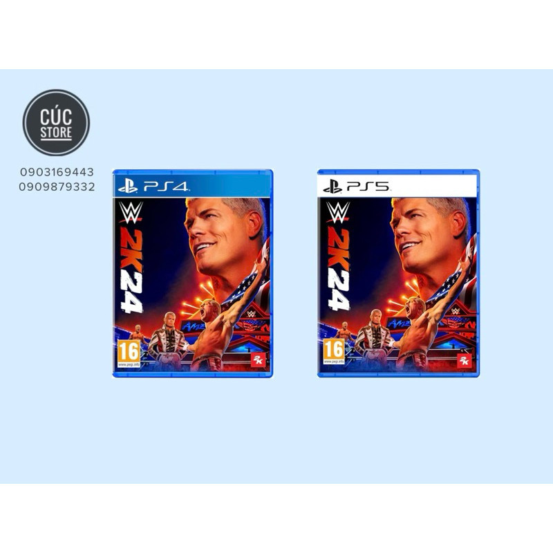 Ps4 / PS5 Gaming Disc: WWE 2K24 | Shopee Singapore