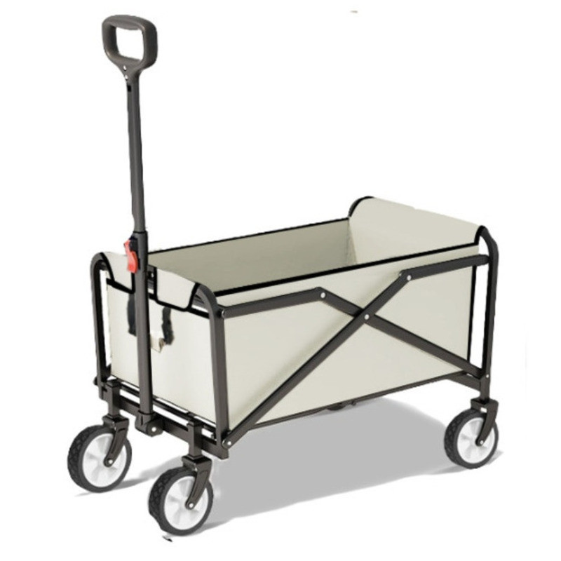 Foldable Trolley Portable Wagon Trolley Lightweight Camping Trolley ...