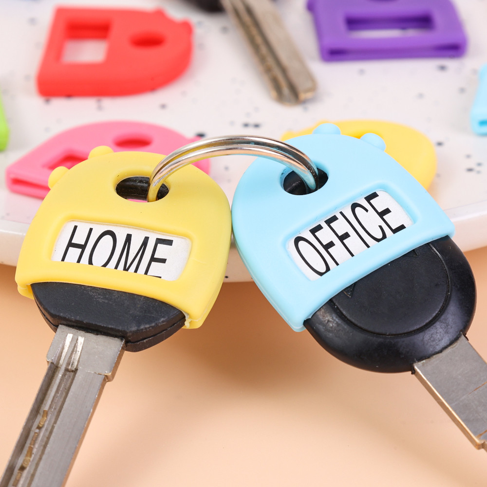 8Pcs Hollow Colorful Silicone Key Caps Set - Flexible Easy Ldentifying ...