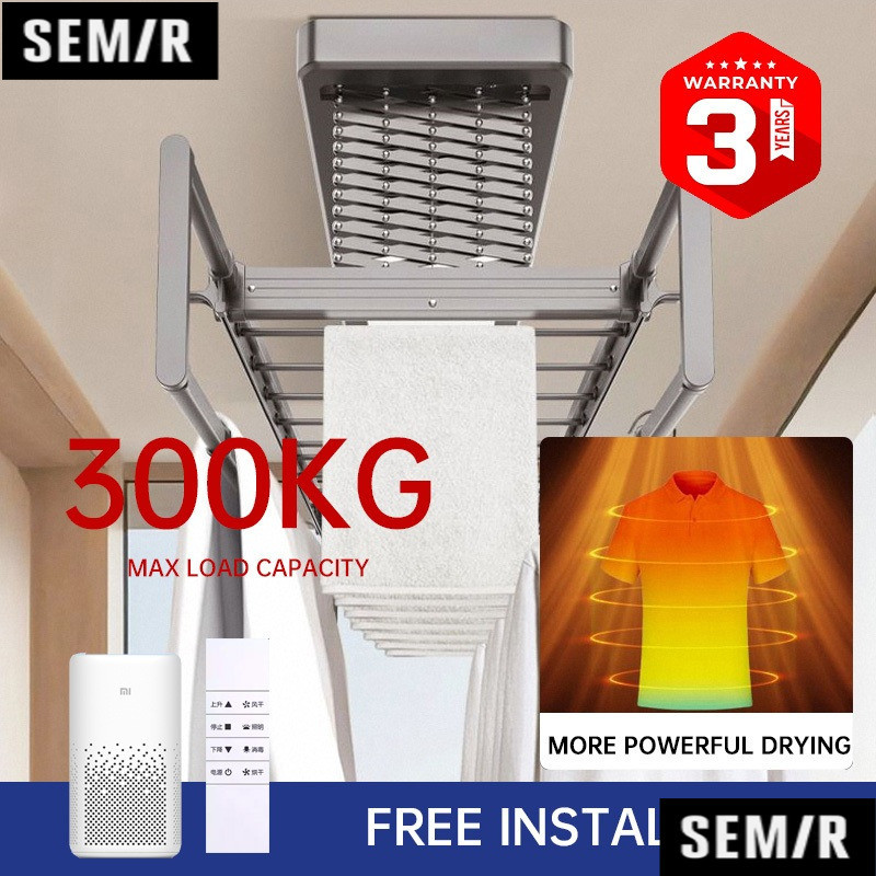 Automated Laundry Rack Smart Laundry System Clothes Drying Rack Control ...