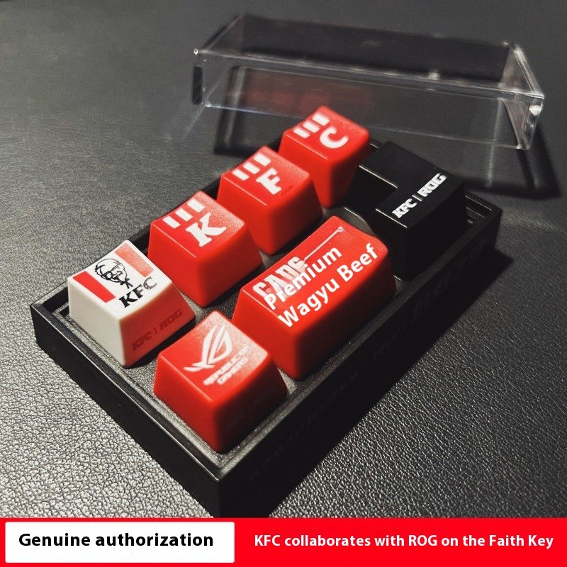 [Genuine Authorization] KFC | ROG | Joint Keycap | Unique Creative ...