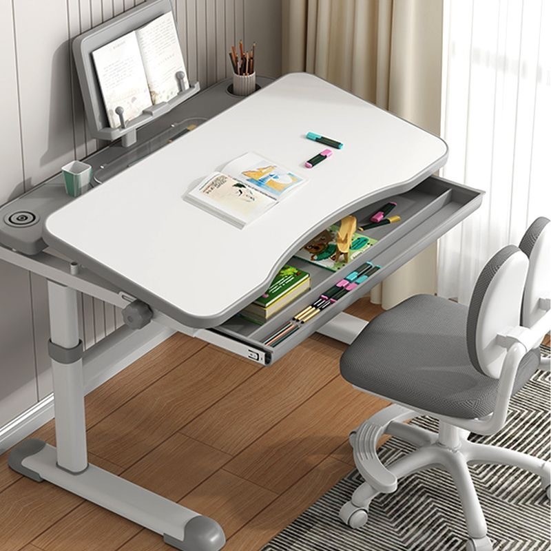 Study Table Ergonomic Children's Lifting Study Student Desk Set with ...