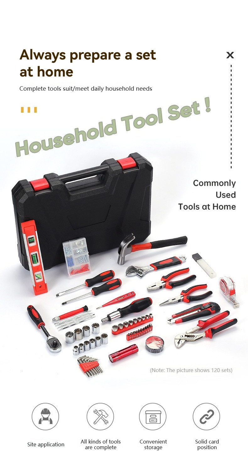 Household Unniversal DIY Repair Combination Set Multi Use Hardware Tool ...