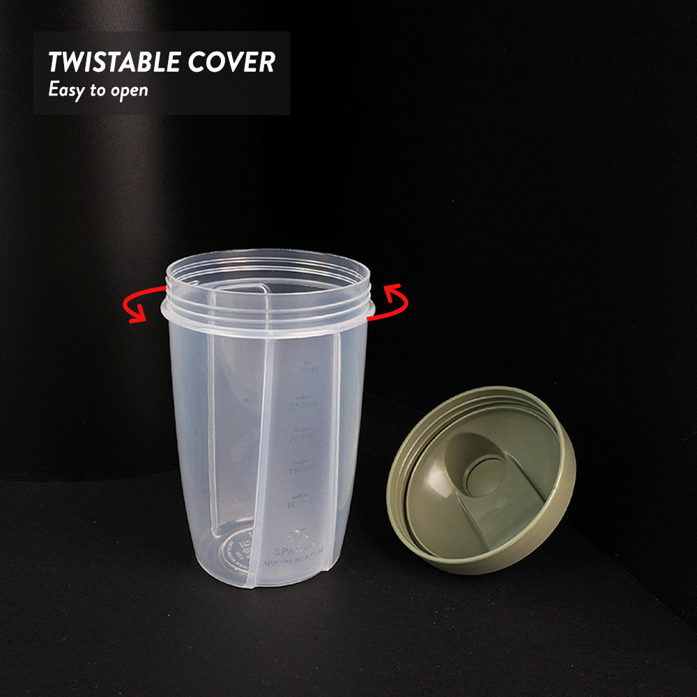 Elianware 330ML BPA Free Shaker Coffee Milo Chocolate Drink Protein ...