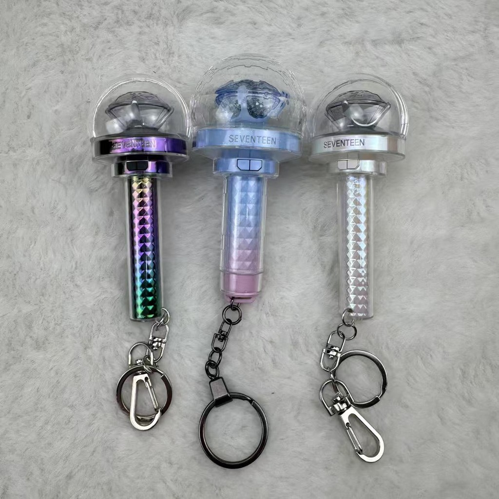 Kpop Idol Seventeen Mini Lightstick Keyring SVT 10th Anniv Edition ...