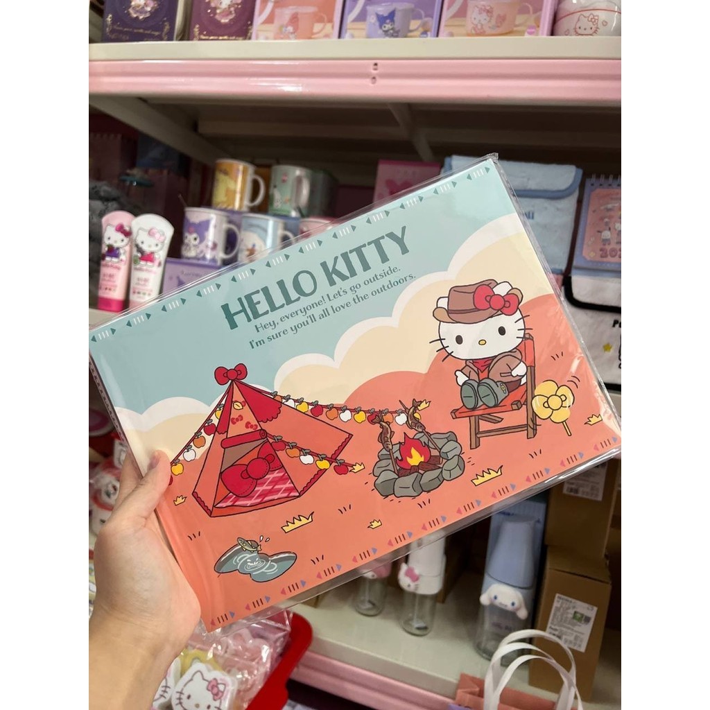 Hello Kitty A4 Drawing Book - camping series | Shopee Singapore