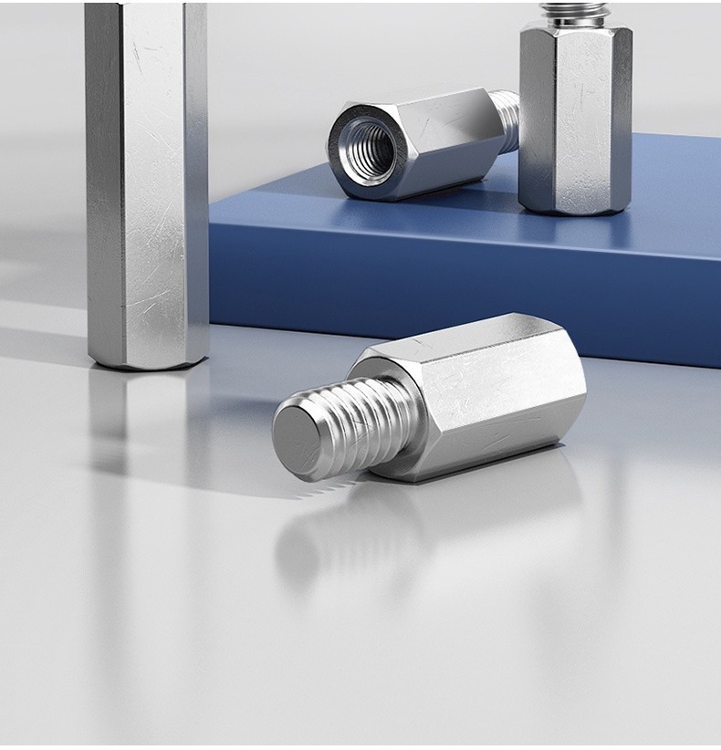 [Qn] M5/m6/m8/m10 Stainless Steel Single-Headed Bolt Hexagonal Pillar ...